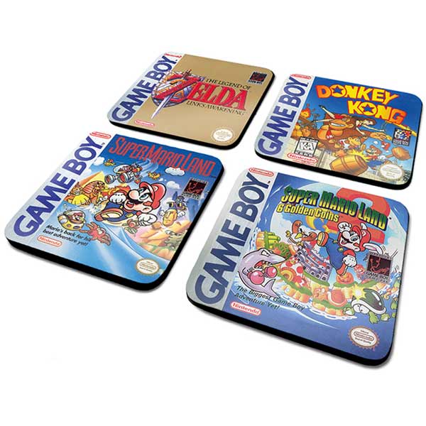 Gameboy Classic Collection 4 Coaster Set - PlayGoSmart