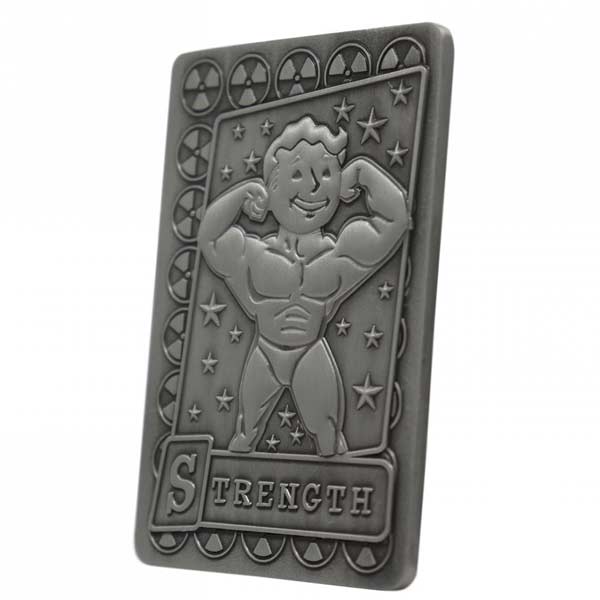 Limited Edition Replica Perk Card Strength (Fallout) - PlayGoSmart