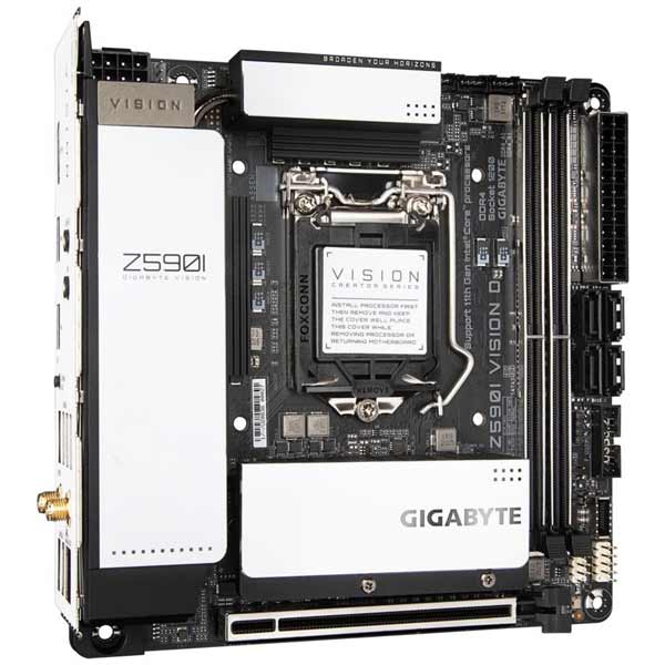 Gigabyte Z590 Vision D, Intel Z590, LGA1200, 2xDDR4, iTX - PlayGoSmart