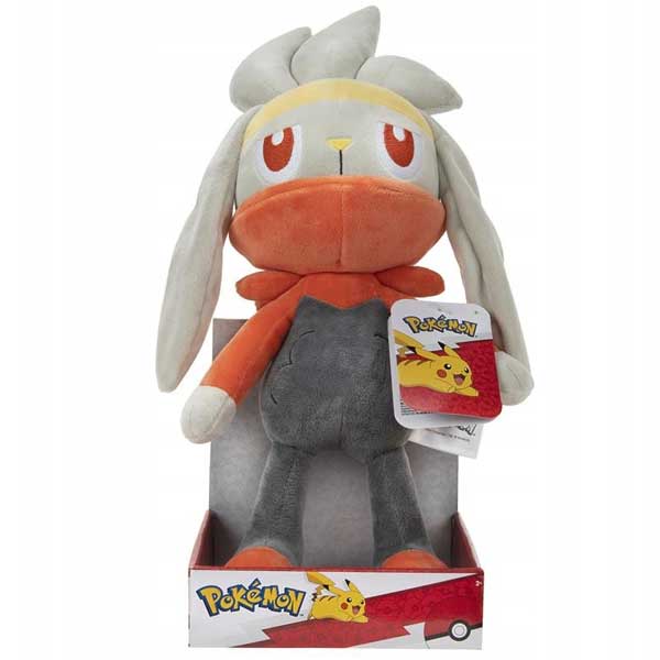 Plyšák Raboot (Pokémon) 30 cm, Plush Raboot (Pokémon) - PlayGoSmart