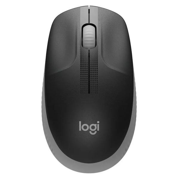 Logitech M190 Full-size Wireless Mouse, mid grey - PlayGoSmart