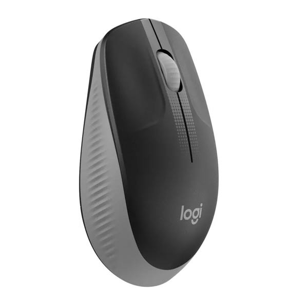 Logitech M190 Full-size Wireless Mouse, mid grey - PlayGoSmart