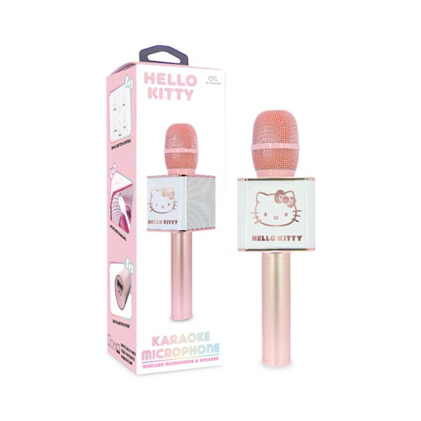 OTL Technologies Hello Kitty Karaoke microphone with Bluetooth speaker ...