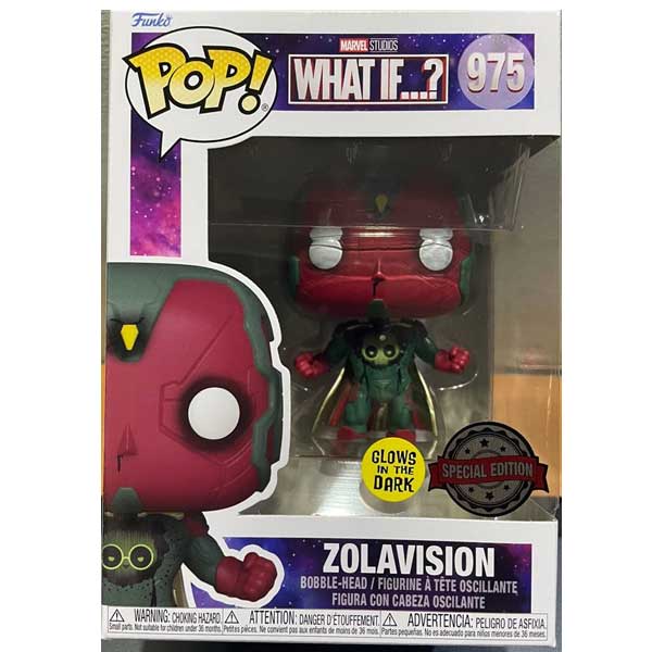 POP! What If...? ZolaVision (Marvel) Special Edition (Glows in The Dark ...