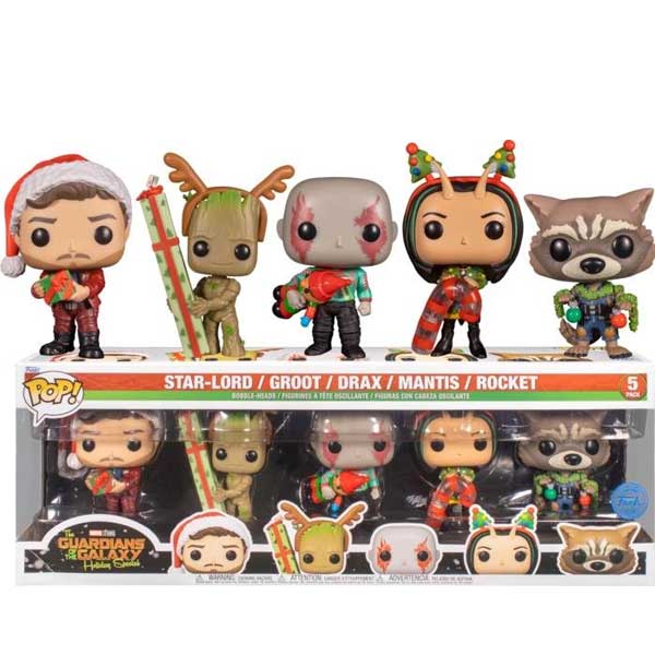 POP! 5 Pack The Guardians of the Galay Holiday (Marvel) Special Edition ...