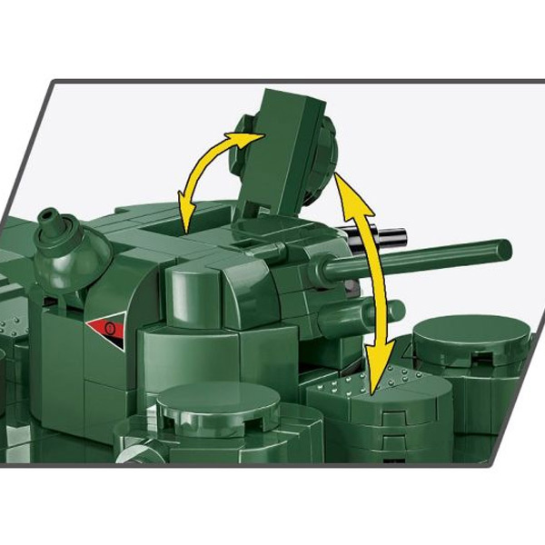 Cobi World War I tank Vickers A1E1 Independent - PlayGoSmart