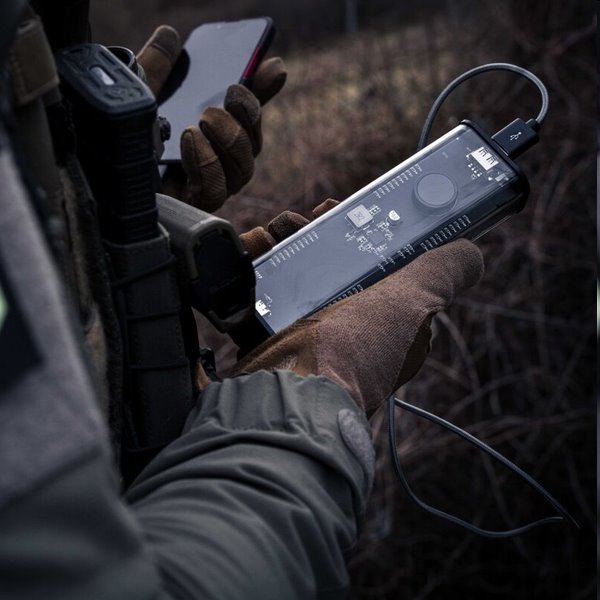 Tactical Powerbank C4 Explosive 19200mAh, čierna - PlayGoSmart