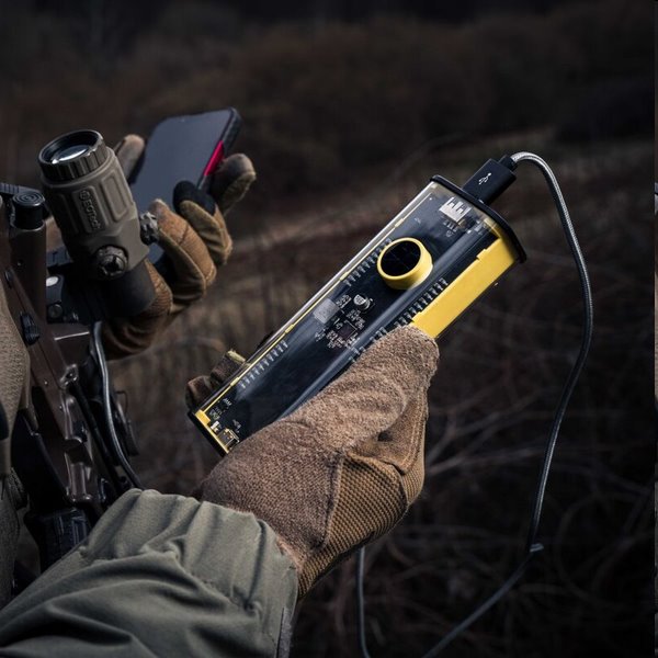 Tactical Powerbank C4 Explosive 19200mAh, žltá - PlayGoSmart