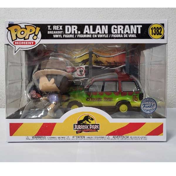 POP! Moments: T Rex Breakout: Doctor Alan Grant (Jurassic Park) Special ...