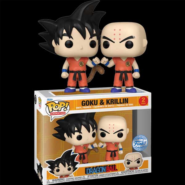 POP! Animation: 2 Pack Goku a Krillin (Dragon Ball Z) Special Edition ...