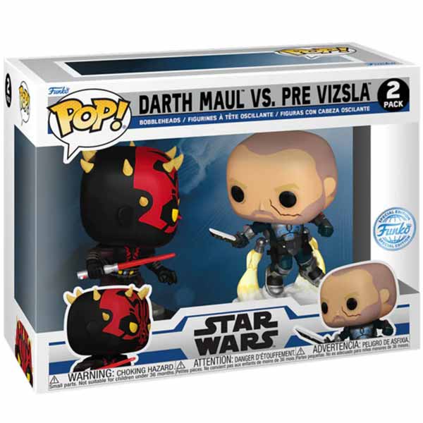 POP! Clone Wars Duels Darth Maul vs Pre Vizsla (Star Wars) Special ...