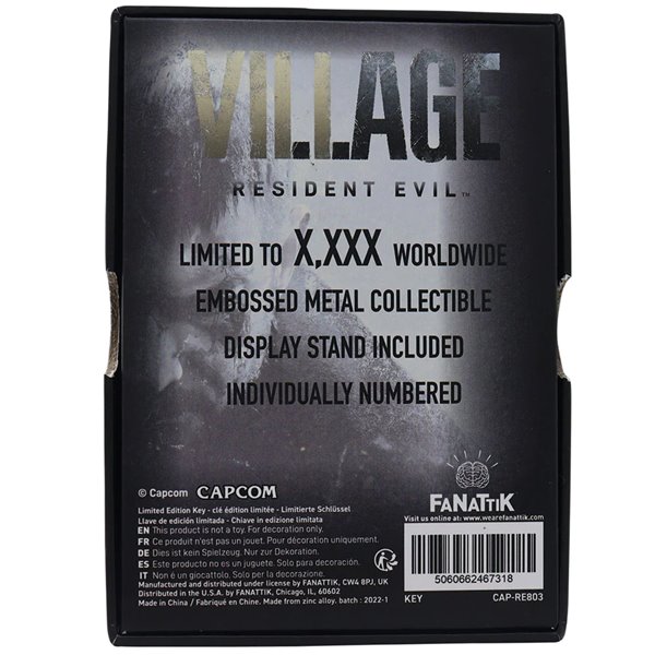 Kľúč Insignia (Resident Evil), Key Insignia (Resident Evil) - PlayGoSmart