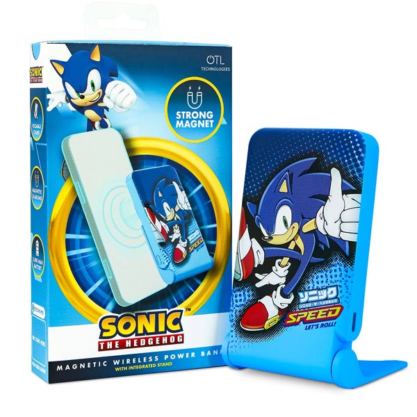 Magnetická powerbanka OTL Technologies SEGA Sonic the Hedgehog s USB-C, OTL Technologies SEGA ...