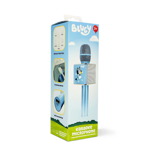 OTL Technologies Detský karaoke mikrofón Bluey, OTL Technologies Bluey Karaoke Microphone with ...